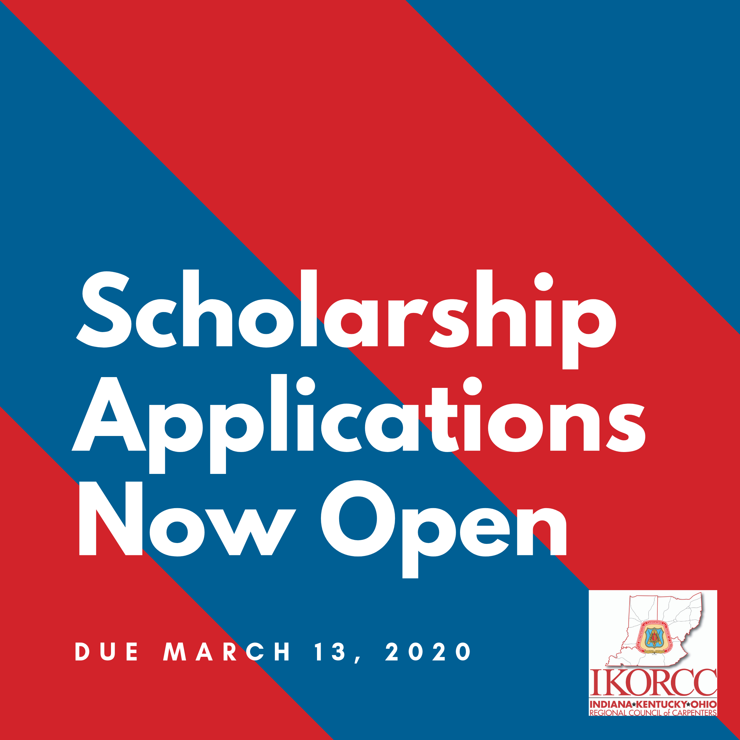 IKORCC Scholarship Applications Now Open - Central Midwest Carpenters