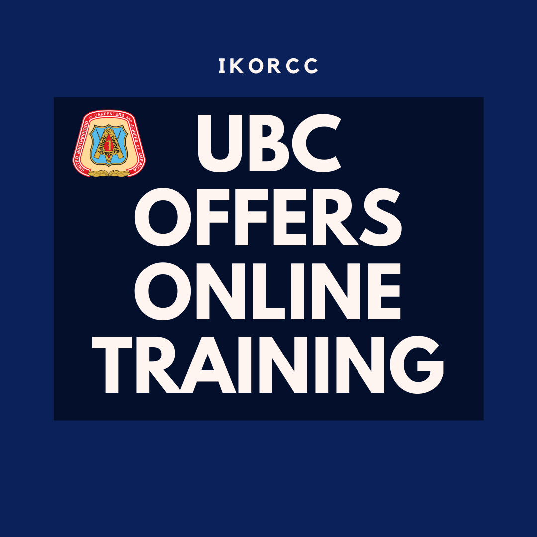 UBC Offers ICRA & COVID-19 Training Online - Central Midwest Carpenters