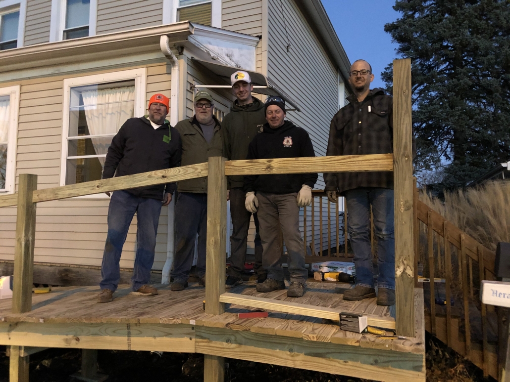 Carpenters Build Wheelchair Ramps for Community - Central Midwest ...