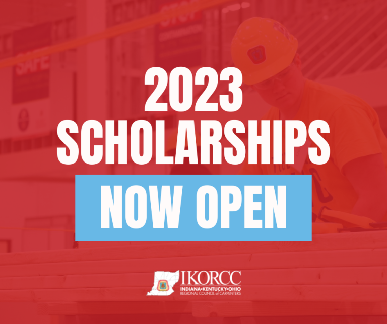 2023 Scholarship Applications Now Open - Central Midwest Carpenters